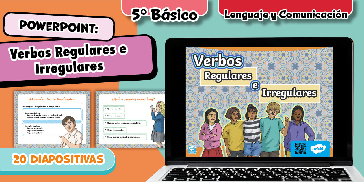 Guía de trabajo | Verbo Regular e Irregular | 5º | Lenguaje