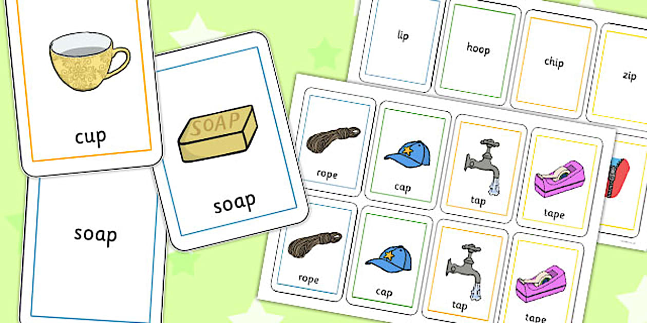 Final 'P' Sound Playing Cards (teacher made) - Twinkl