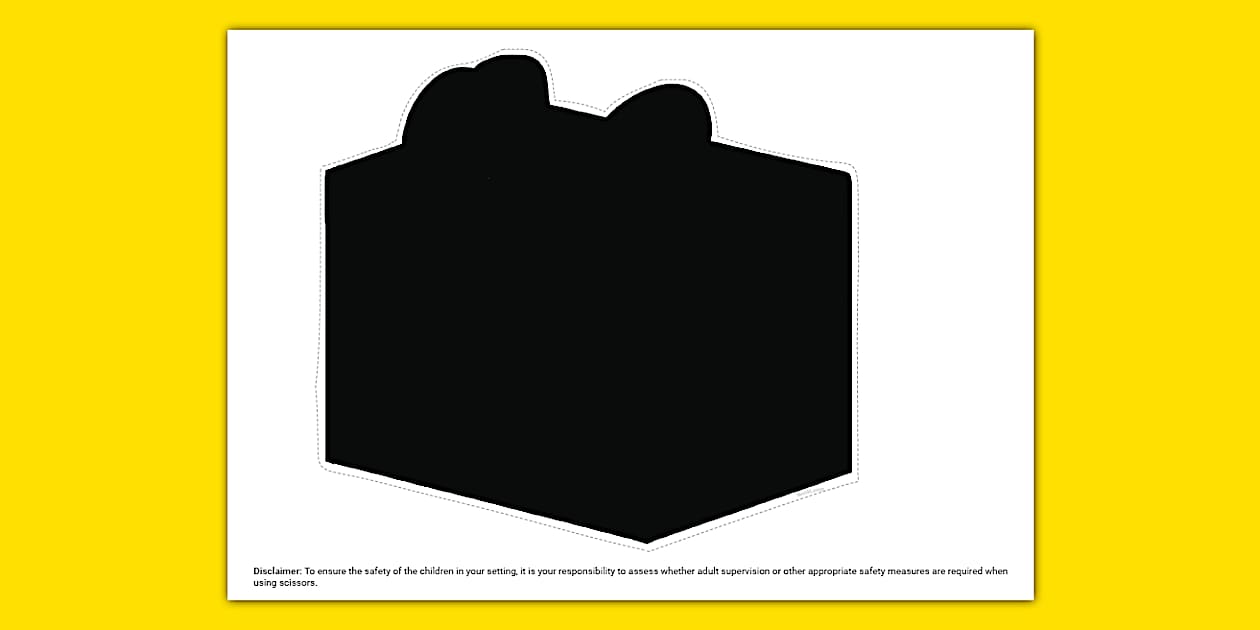 Present Silhouette Cut-Out