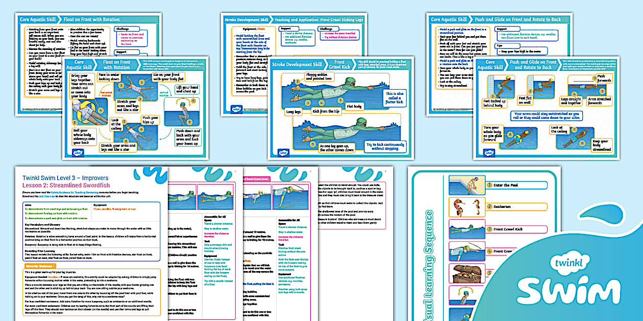 Twinkl Swim - Level 3 (Improvers) Lesson 2