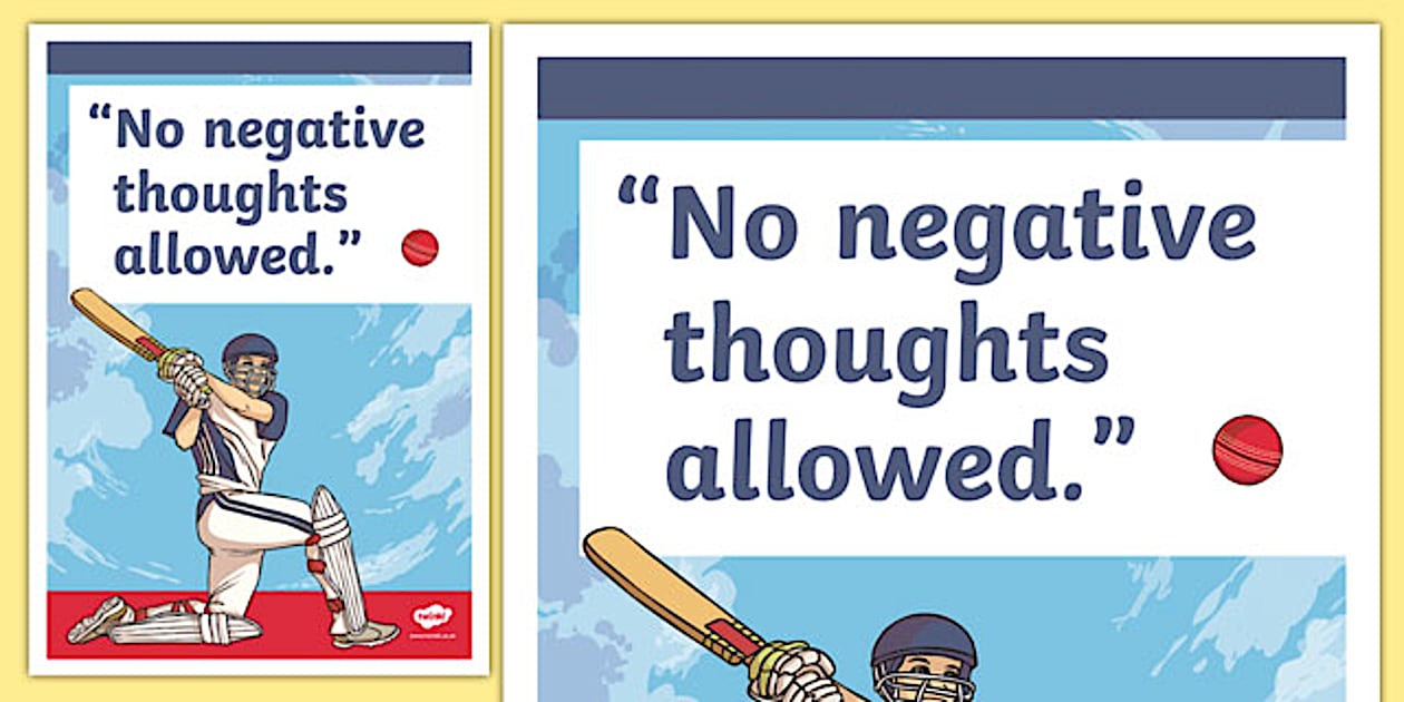 No Negativity Inspirational Classroom Quote Display Poster