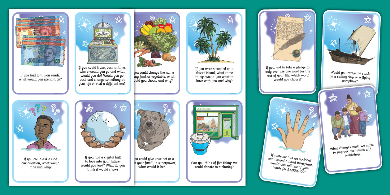 Conversation Starter Challenge Cards (teacher made) - Twinkl