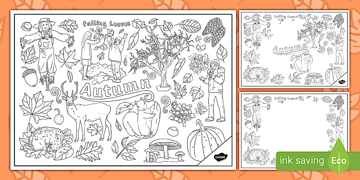 Autumn Doodle Pages | Second Level | CfE | Twinkl - Twinkl