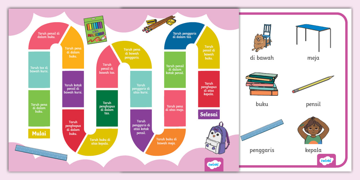 TPR Board Game (l'enseignant a fait) - Twinkl