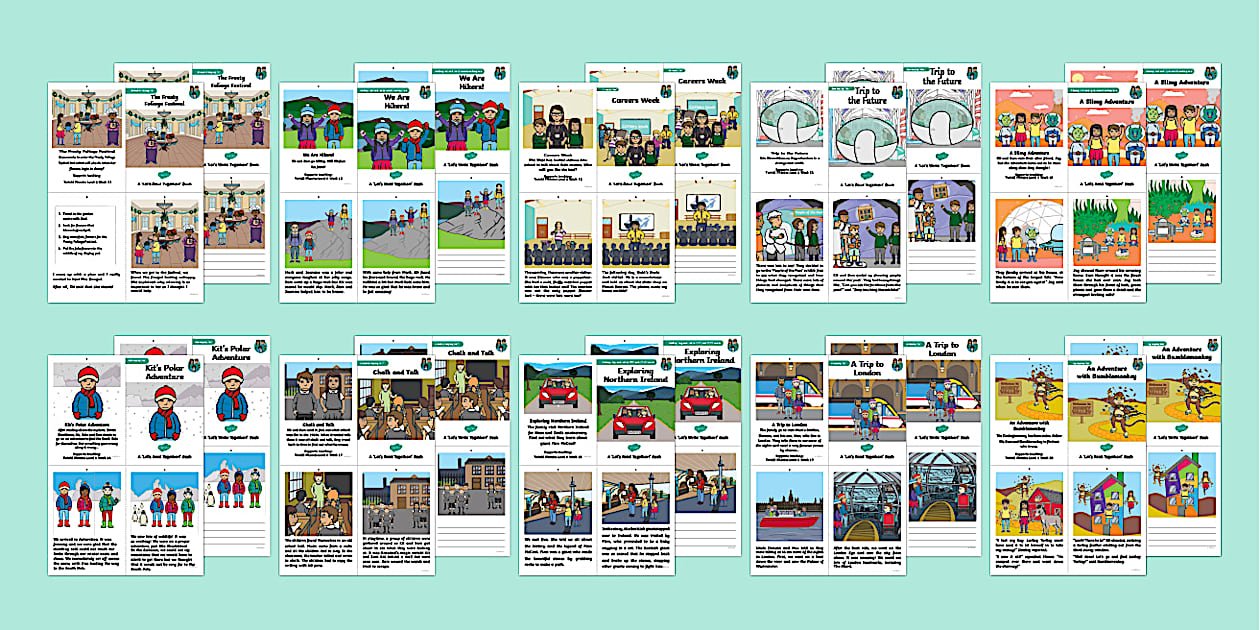 Phonics Level 6 Weeks 11-20 Minibooks (teacher made)