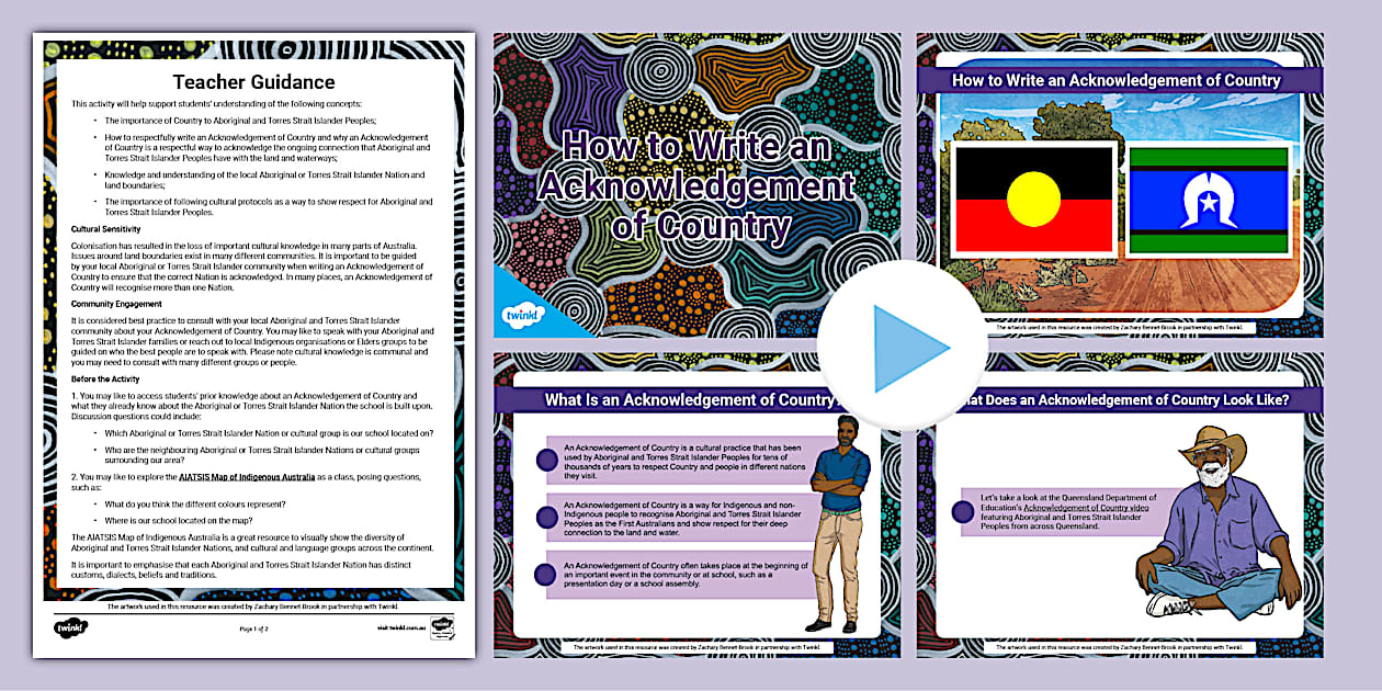 How to write an Acknowledgement of Country PowerPoint