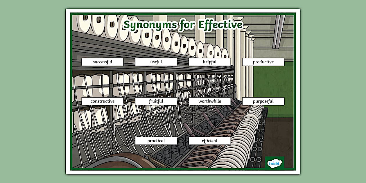 Synonyms for Effective Word Mat (teacher made) - Twinkl