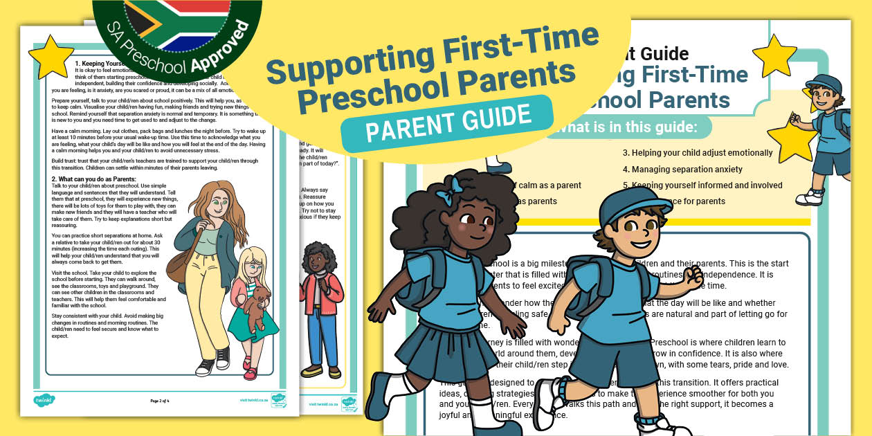Preschool:Parent Guide-Supporting First-Time Preschool Parents
