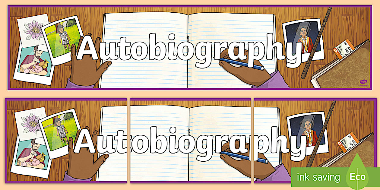 Autobiography Display Banner (Teacher-Made) - Twinkl