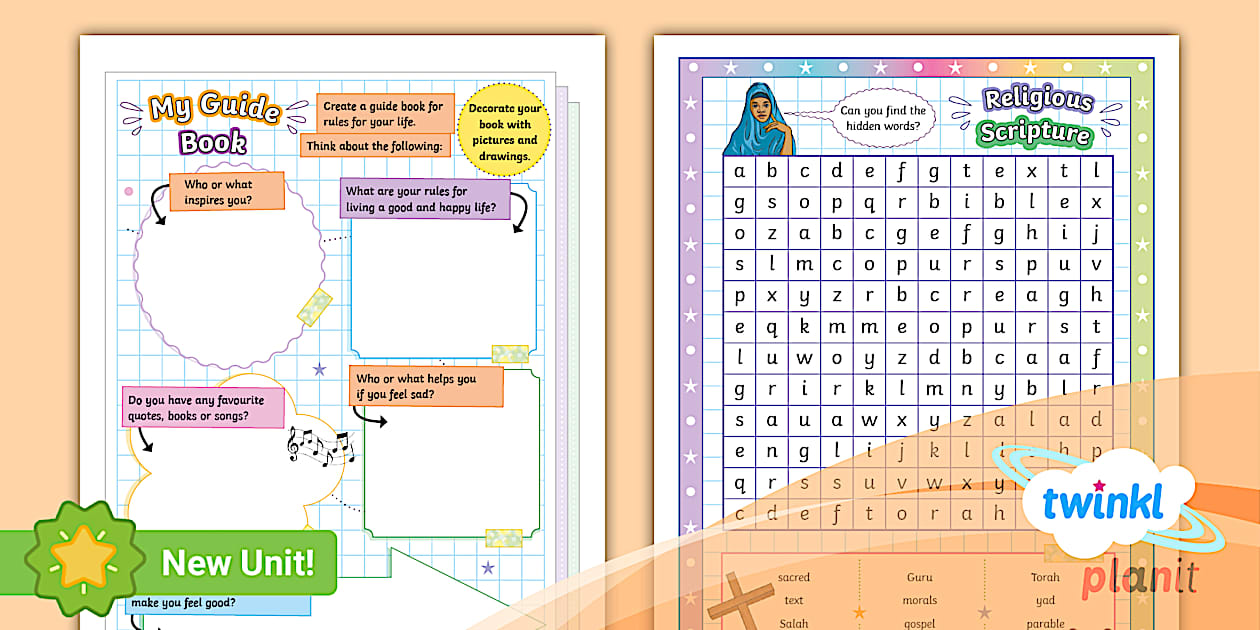 RE: Religious Scripture: Year 3 Home Learning Tasks - Twinkl