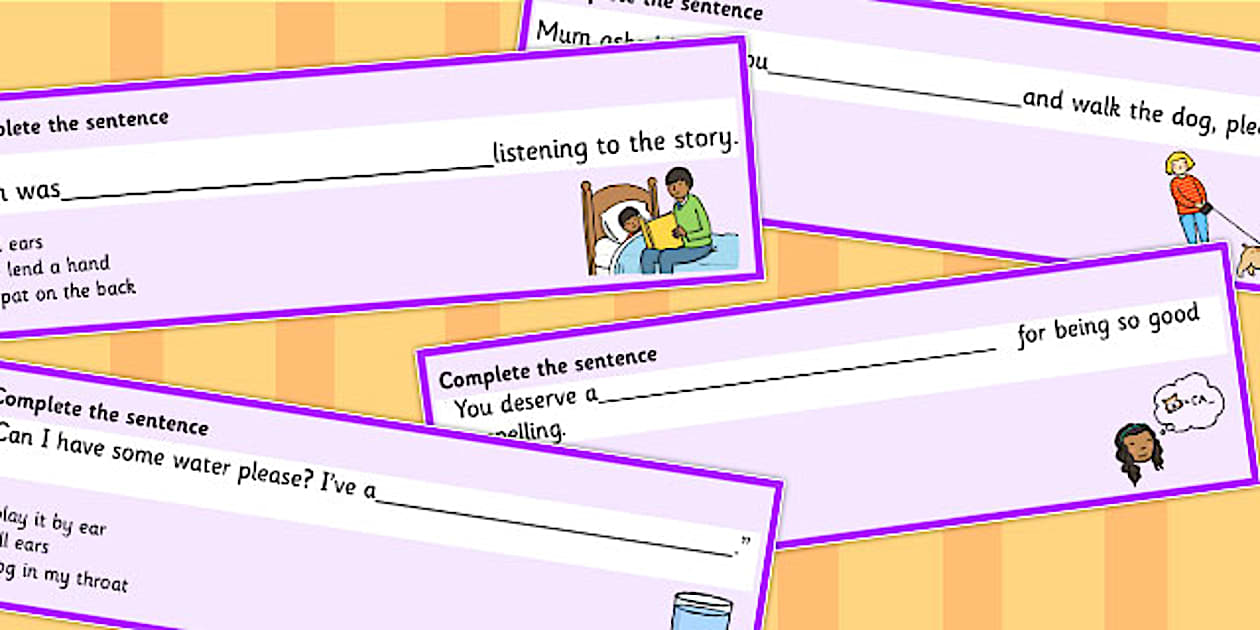 Complete The Sentence With An Idiom Multiple Choice Set 2 - idiom