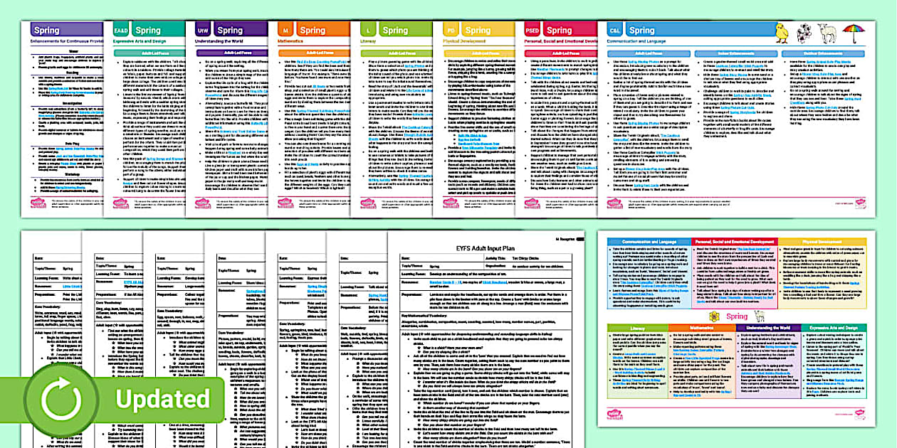 EYFS Reception Spring Bumper Planning Pack (teacher made)
