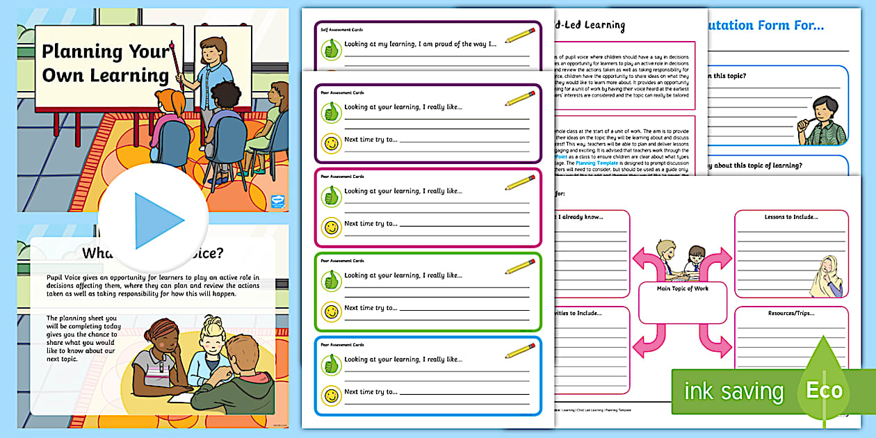 Pupil Voice - Learning - Child Led Learning Resource Pack