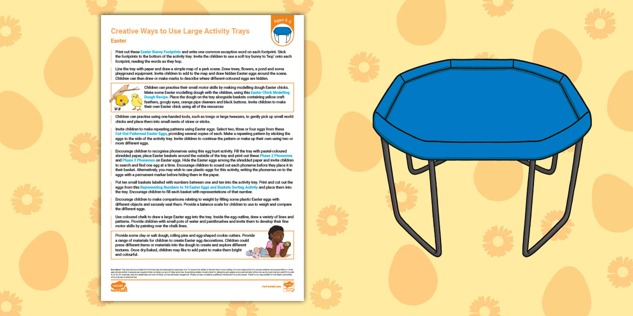 Easter Activity Tray Ideas | Early Years Resources - Twinkl