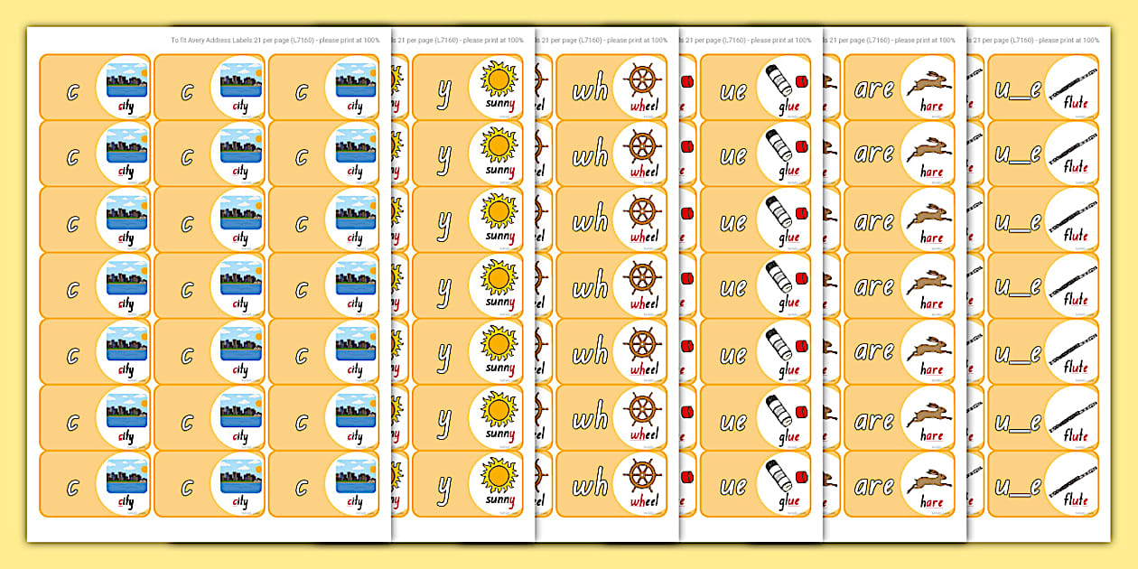 Twinkl Phonics Level 5 - Mnemonic Stickers Pack - Twinkl