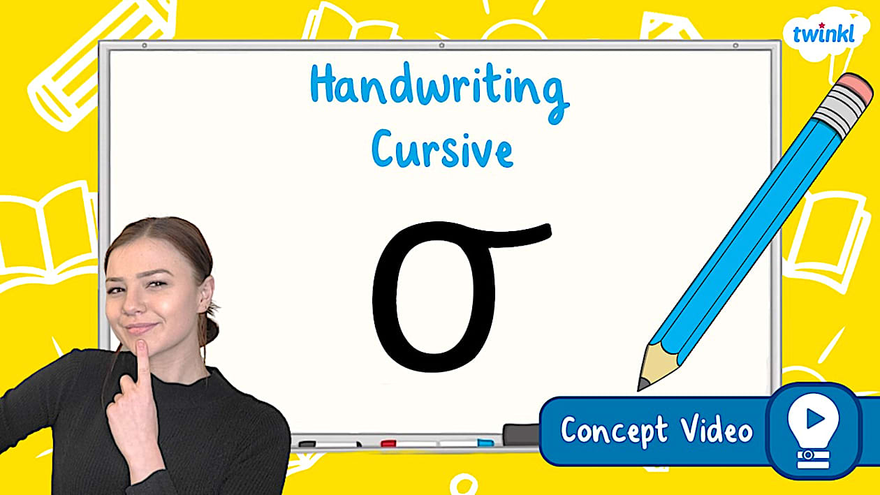 The Letter 'o' | Cursive Handwriting Concept Video