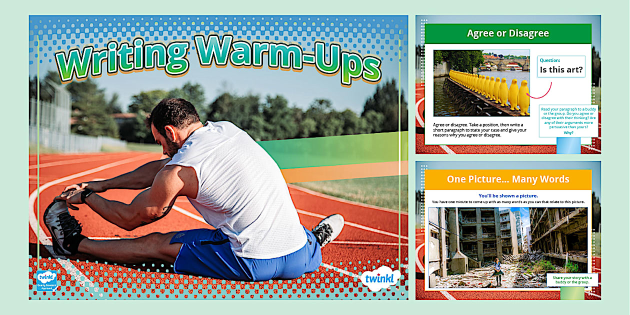 Writing Warm-ups to develop emotive language and grammar