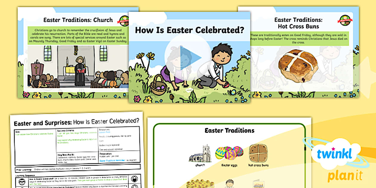 RE: Easter and Surprises: How is Easter Celebrated? Year 1 Lesson Pack 6