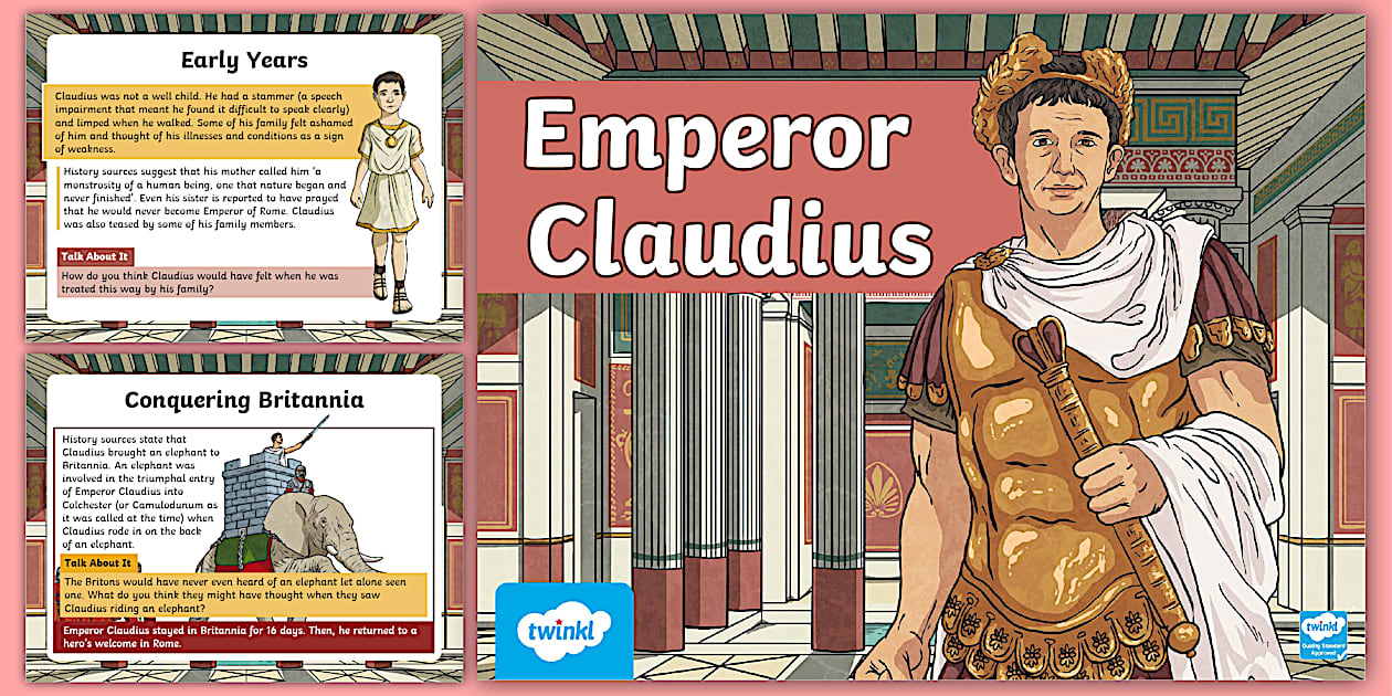 Emperor Claudius PowerPoint (teacher made) - Twinkl