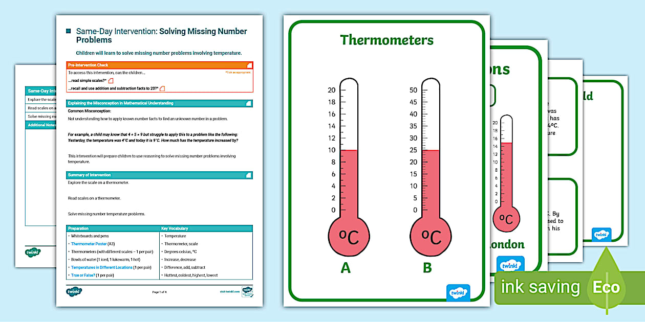 👉 Y2 Maths Intervention Plan: Solving Missing Number Problems