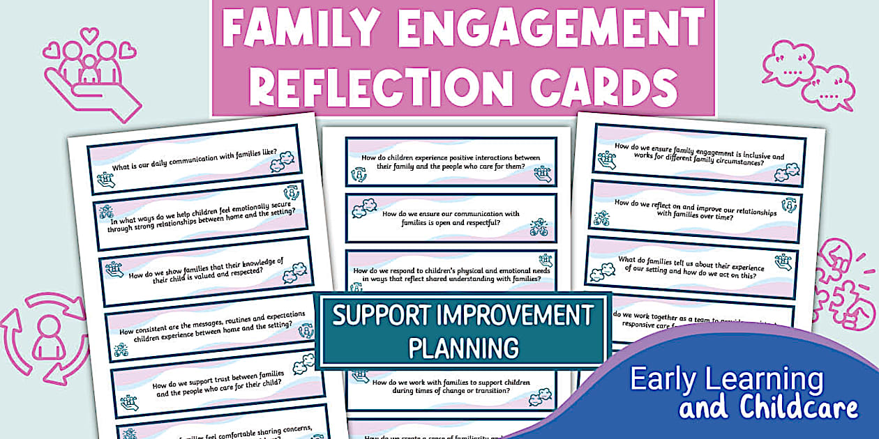Family Engagement Reflection Cards ELC