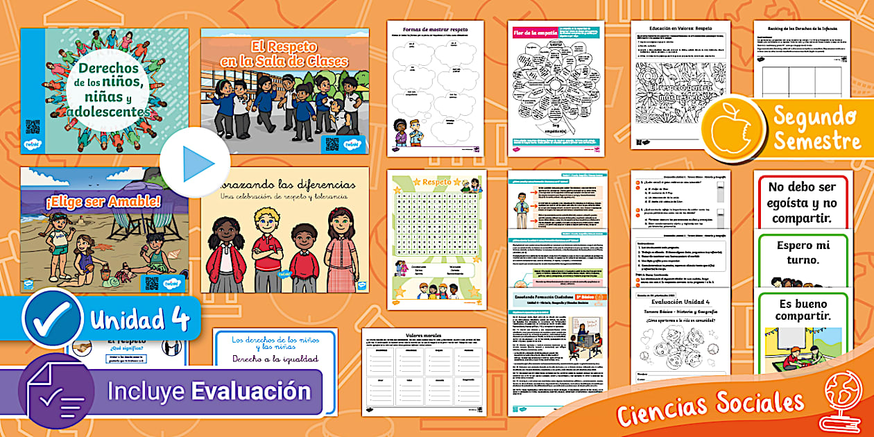 Pack Ciencias Sociales: Formación Ciudadana - 3° - Unidad 4