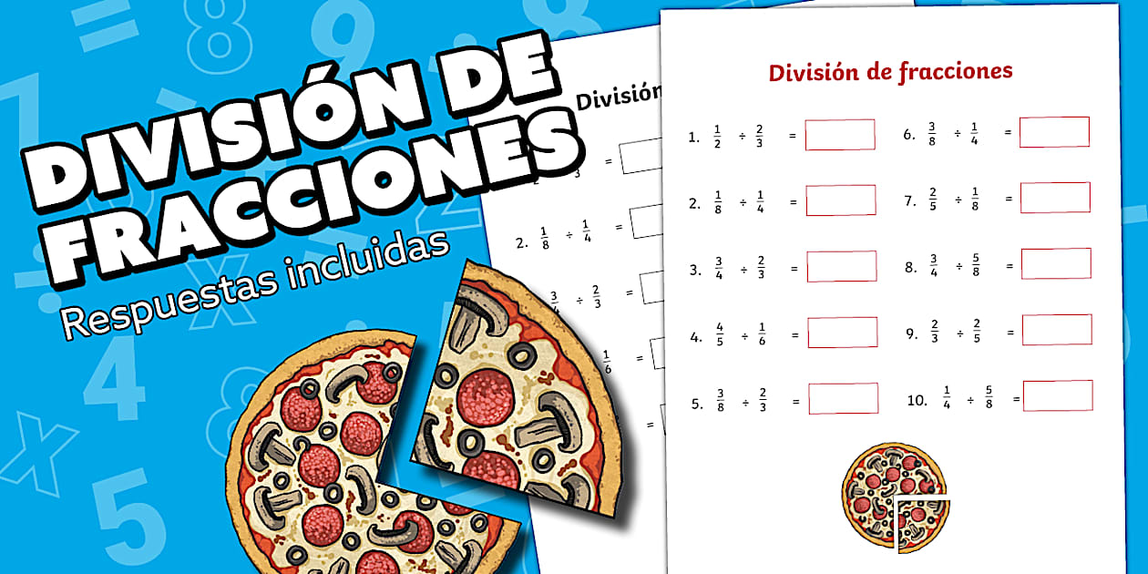 Ficha de actividad: División de fracciones