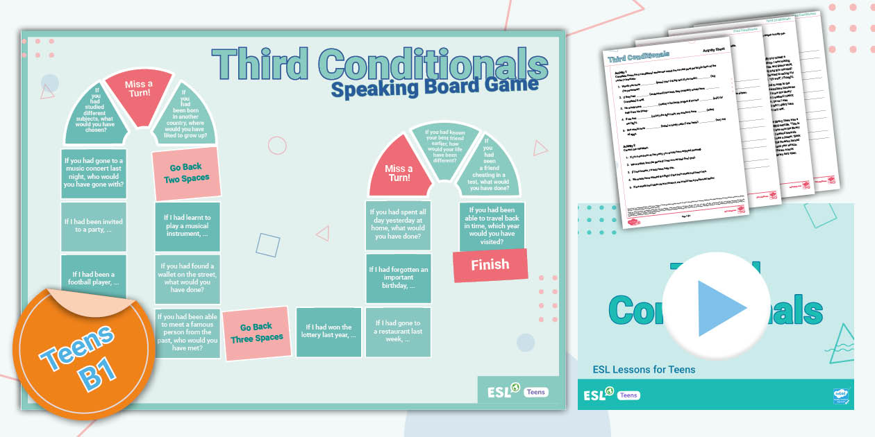 ESL Third Conditionals Teaching Pack [Teens, B1] - Twinkl