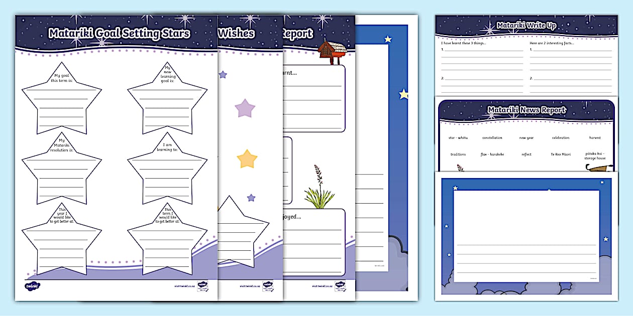 Matariki Writing Pack - NZ Primary Resources - Twinkl