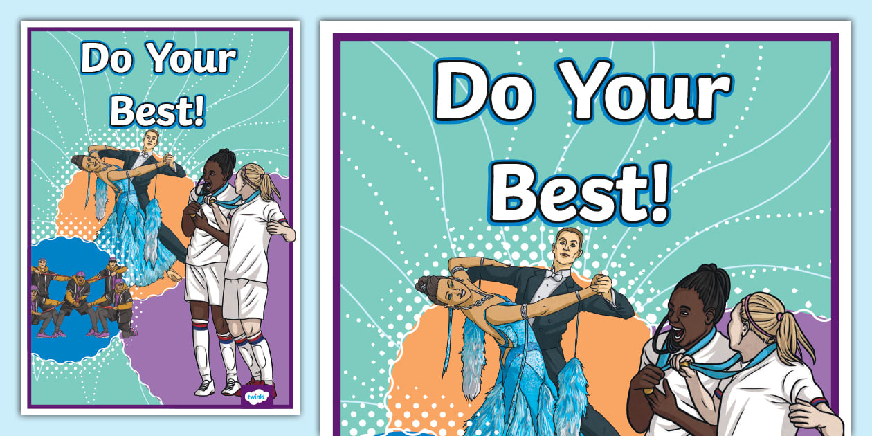 Do Your Best Display Poster (teacher made) - Twinkl