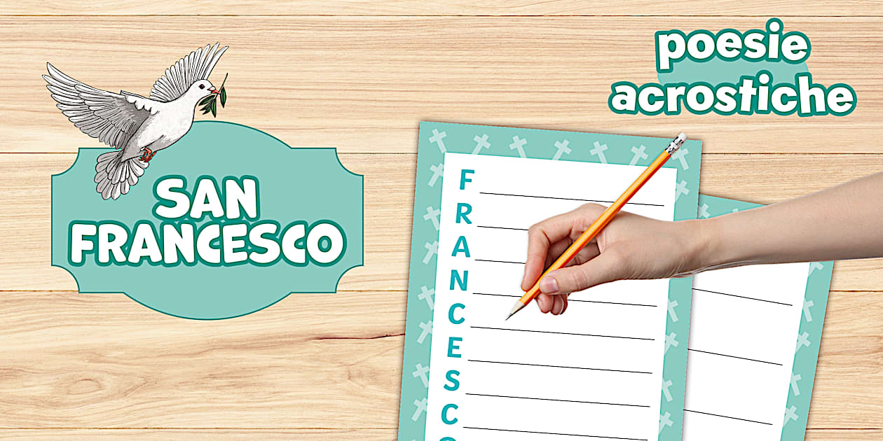 Poesie acrostiche su San Francesco