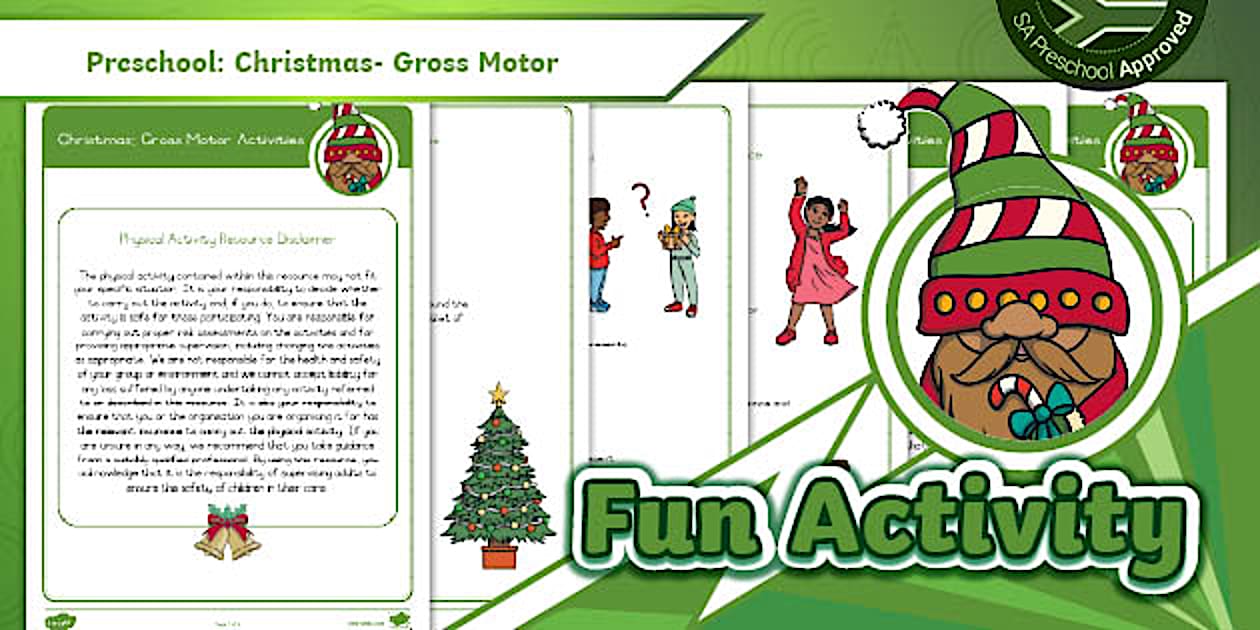 Preschool: Christmas- Gross Motor Activities
