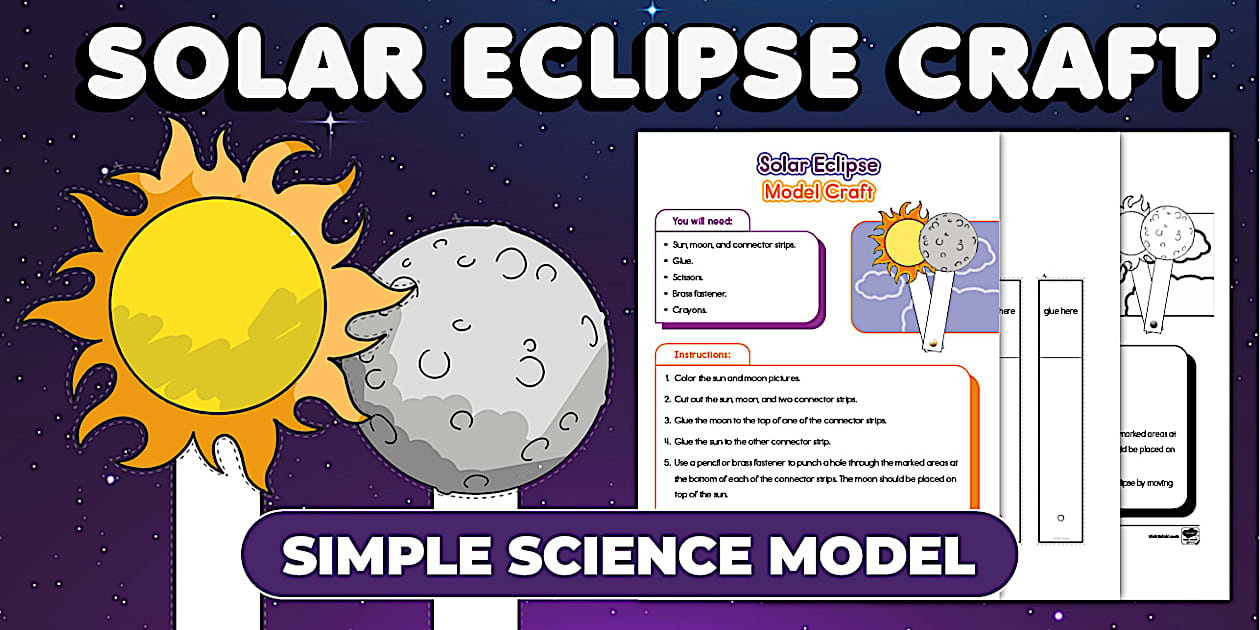 Solar Eclipse Craft | Resource | Twinkl USA (Teacher-Made)