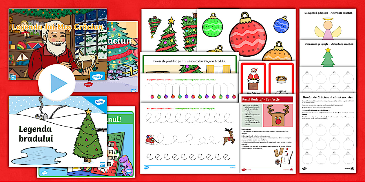 Moș Crăciun, moșul cel bun – Pachet cu resurse - Twinkl