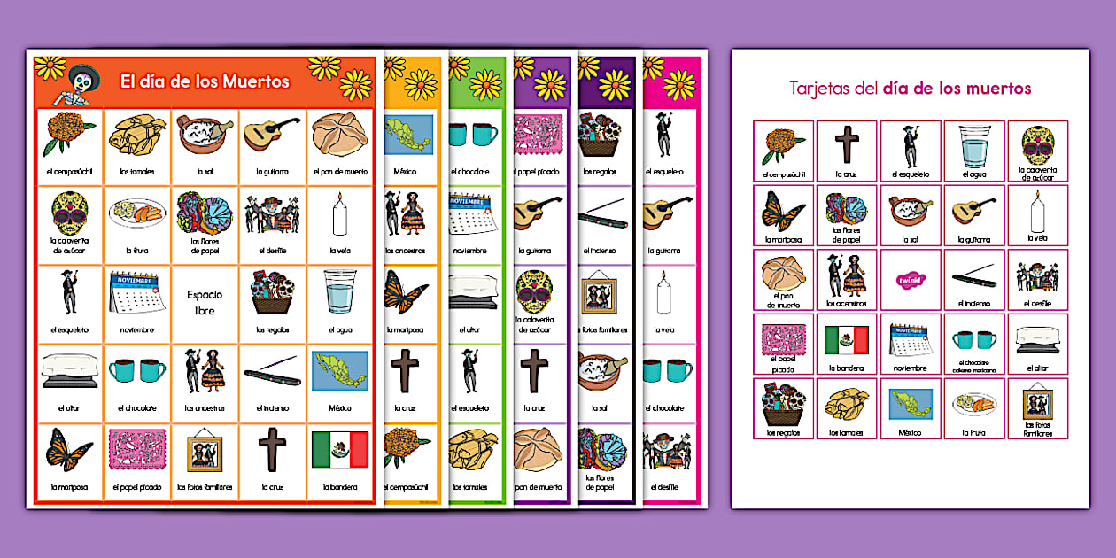 Bingo: Día de Muertos
