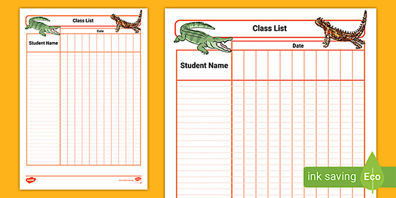 Australian Native Fauna Class List - Twinkl