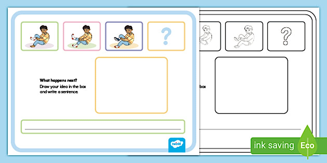 Putting on Shoes What Happens Next? Worksheet