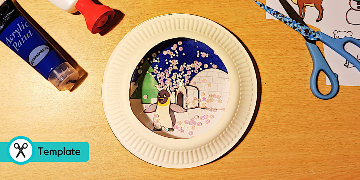 Snow Globe Scene | Winter Crafts (teacher made) - Twinkl