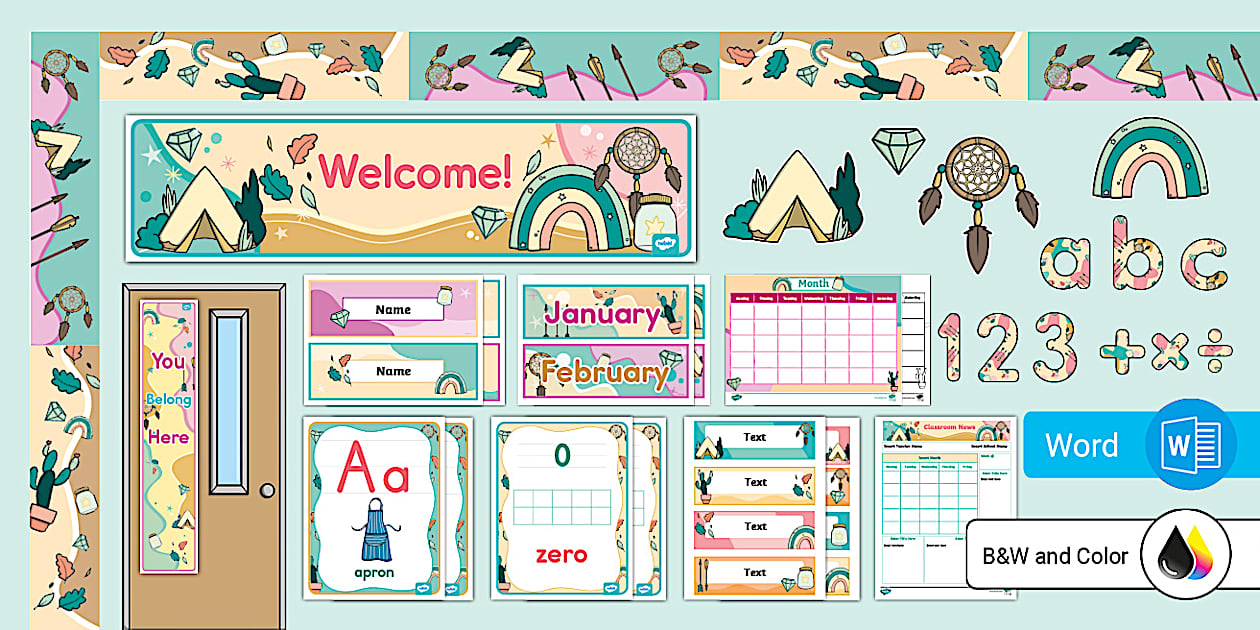 Boho Classroom Theme | Classroom Management | Twinkl USA