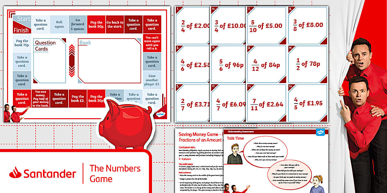 FREE! - 👉 Maths & Money: Finding Fractions of Amounts Money Game