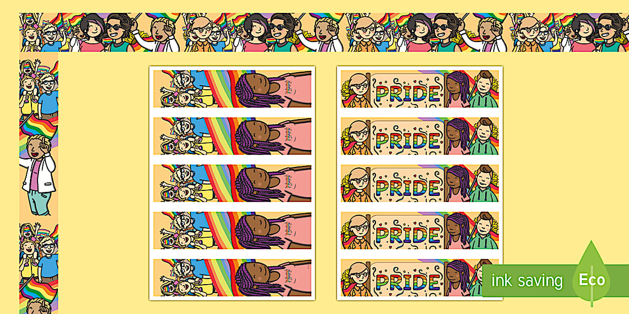 👉 Pride Border Design | Pride Displays (teacher made)