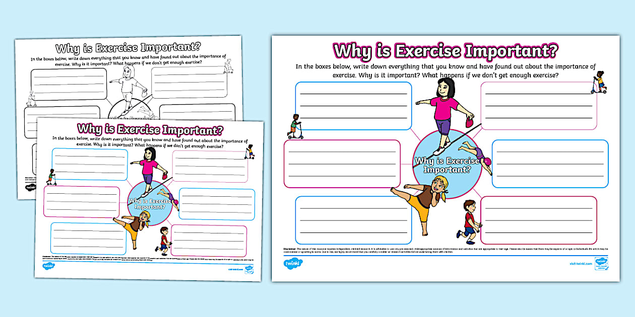 Why Is Exercise Important?,importance of exercise - Twinkl