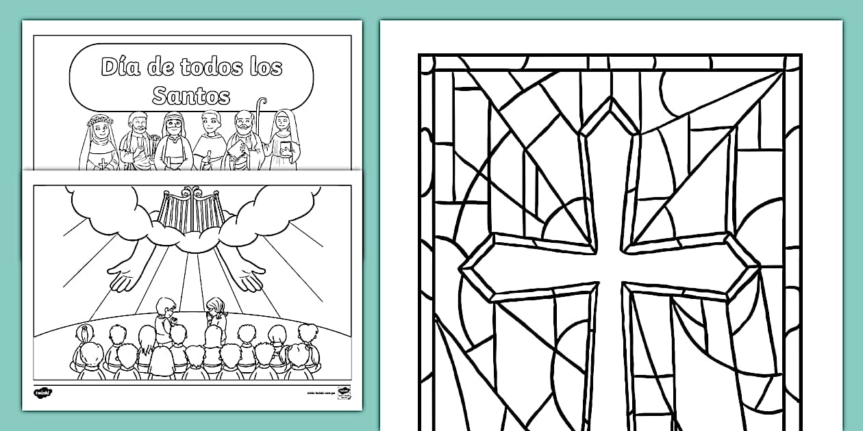 Hoja de colorear: Día de todos los Santos | Twinkl - Twinkl