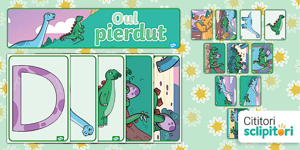 Litera D: Oul pierdut – Planșe pentru metoda Diamant