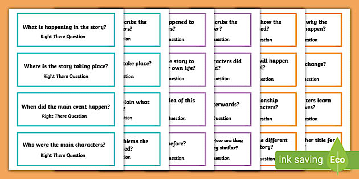 QAR Question Cards 3-6 (Teacher-Made) - Twinkl