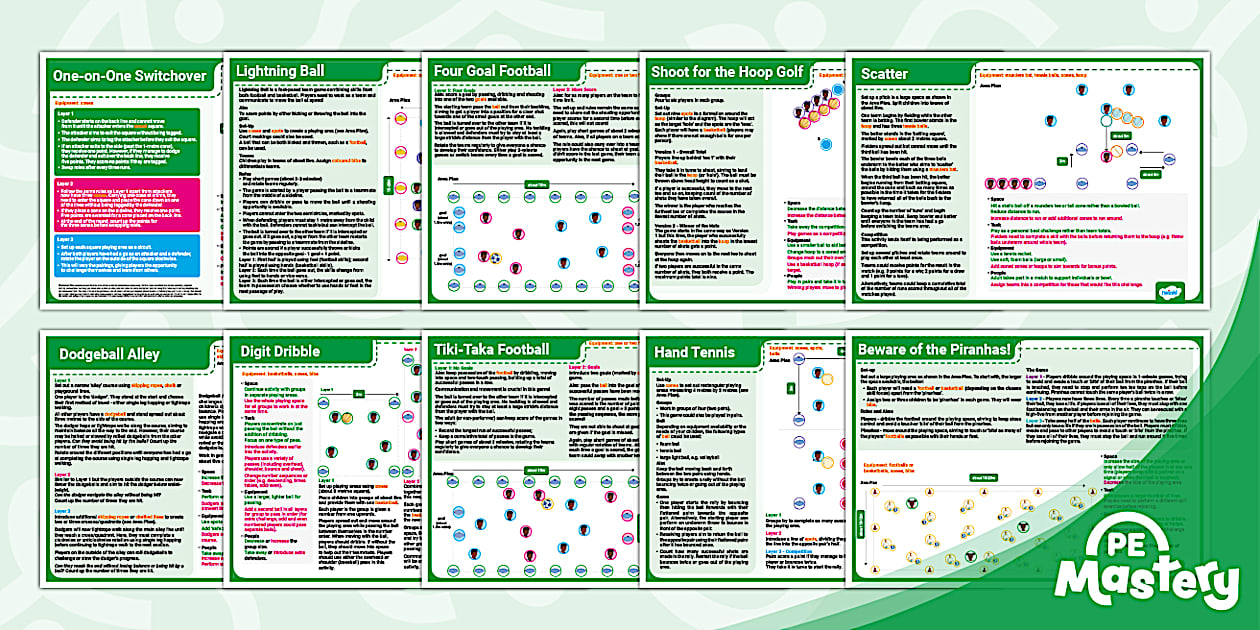 PE Mastery: Grade 4 Fundamental Movement Skills Games Pack