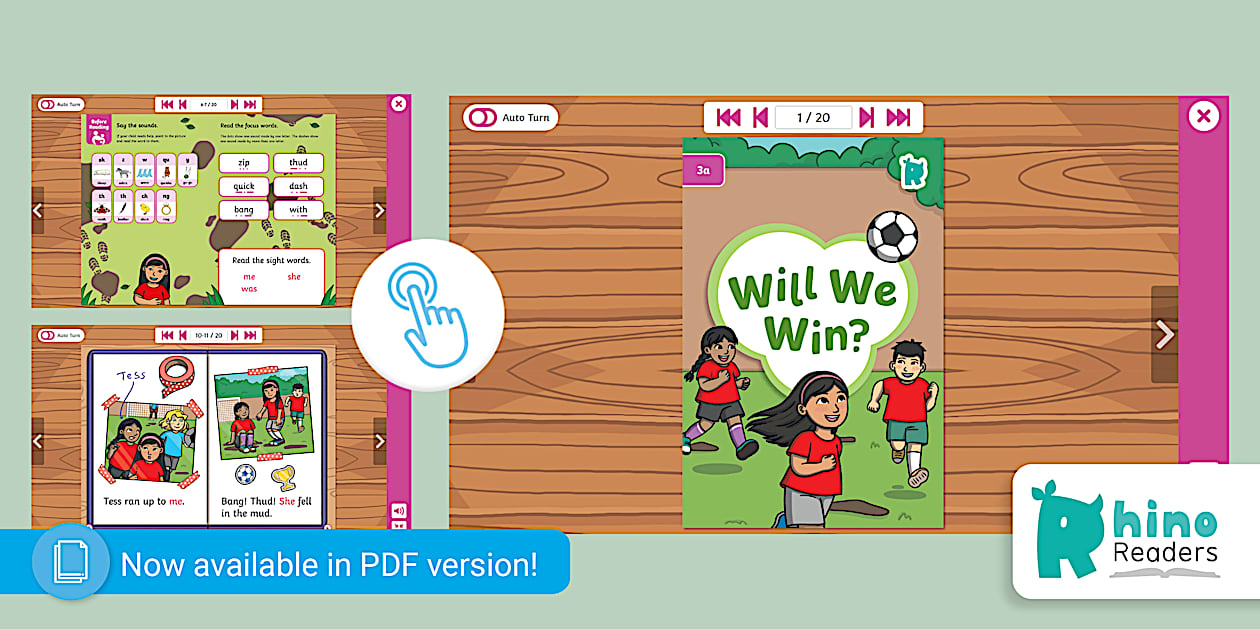 Level 3a Decodable Readers: Will We Win? (teacher made)