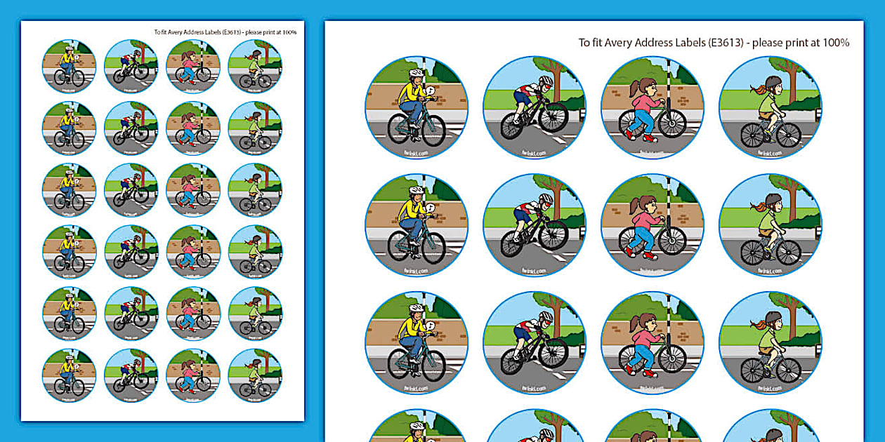 Printable Cycle Stickers (Teacher-Made) - Twinkl