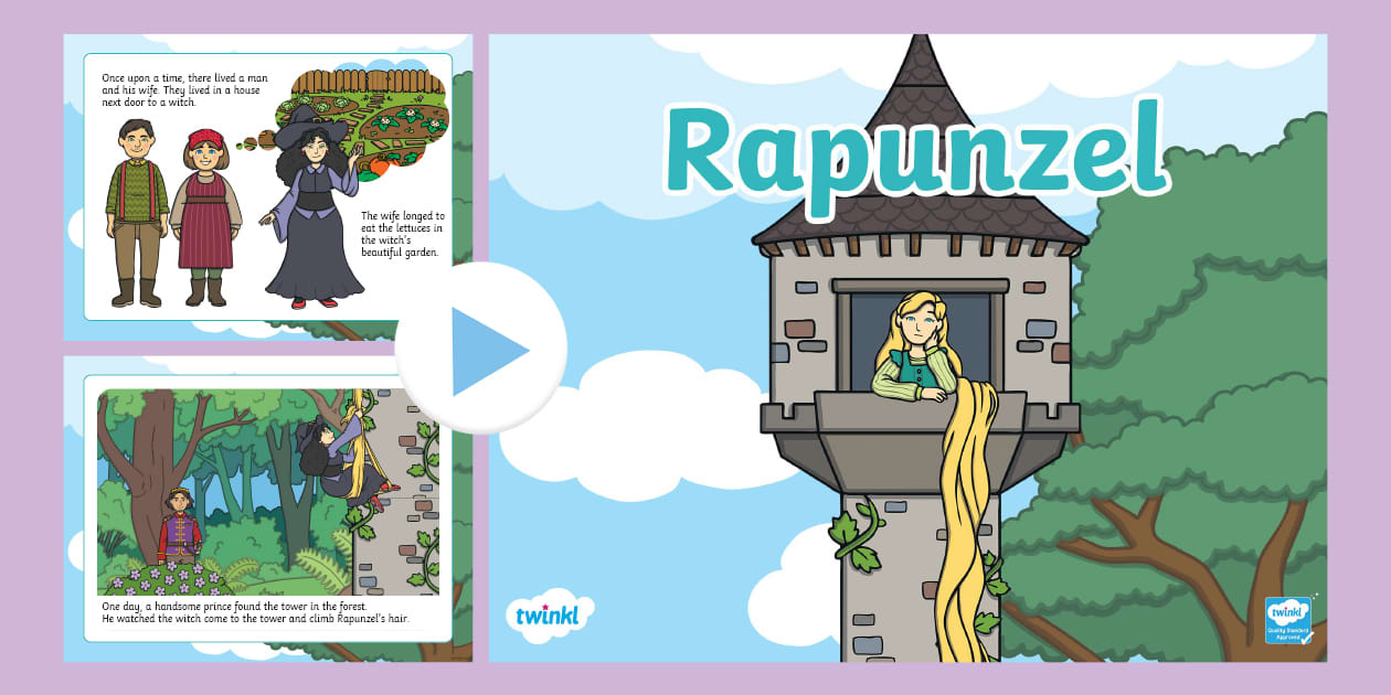 Rapunzel Story PowerPoint | Fairy Tale | Early Years/Primary