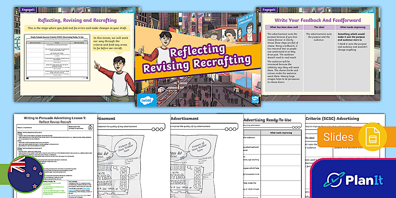 Supporting students to reflect, revise & recraft their work.